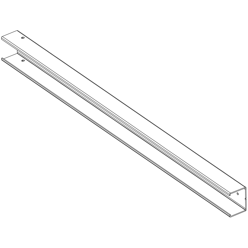 Sargent 68-1044 32D Narrow Mounting Rail for 80 Series Vertical Rod Ex