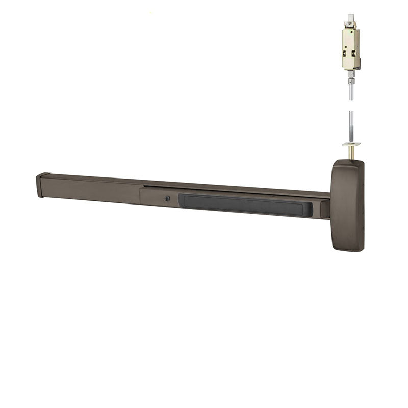 Sargent NB-MD8610F Concealed Vertical Rod Exit Device, 33-36" Dr Width