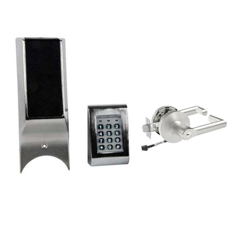 Sargent KP-10XG77-LMW-LA-KD Cylindrical Keypad Lock, With Key Override