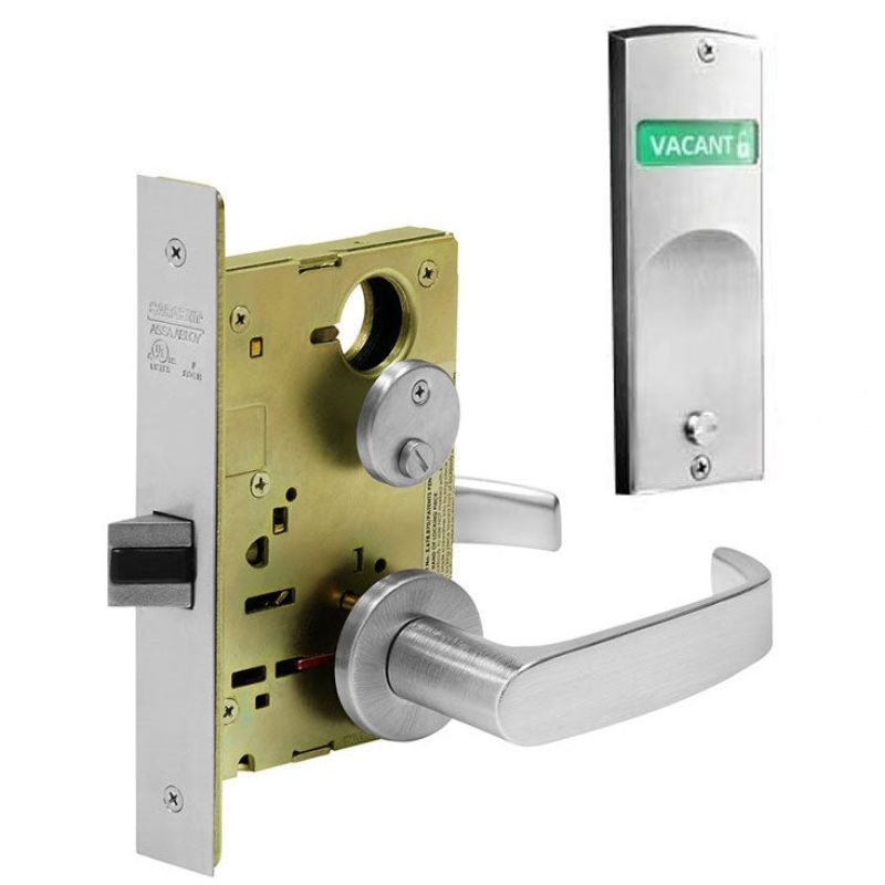 Sargent V20-8265-LNL-US26D Privacy Bathroom Mortise Lock, With "V20" I