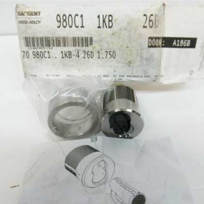 Sargent 70-980C1 US26D Mortise Mullion Cylinder Kit, SFIC Keyway, LC,