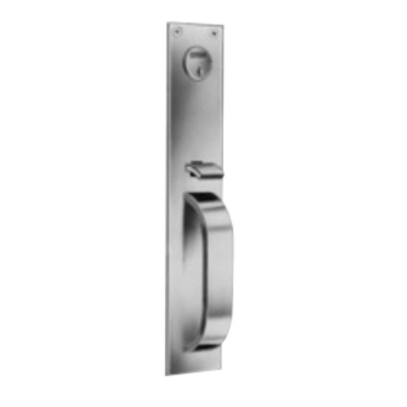 Sargent LC-814-MAL-US32D Nightlatch Pull Trim, MAL Design, LC, Stainle