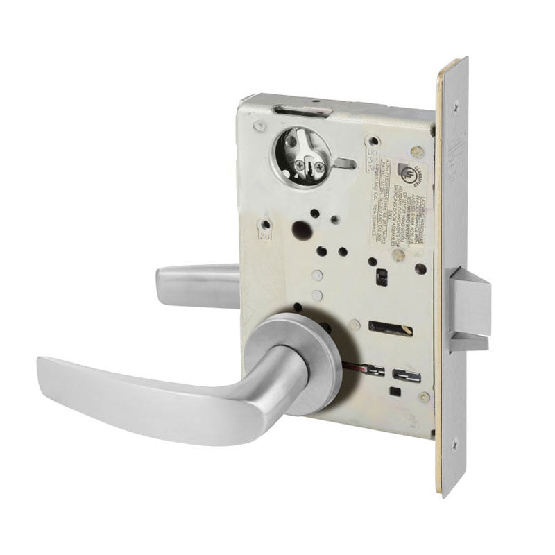 Sargent 8265-LNB Privacy Bedroom or Bath Mortise Lock, B - Lever, LN