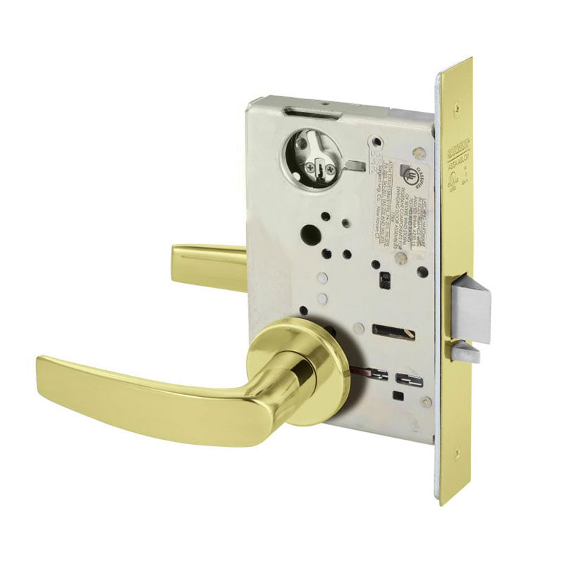 Sargent 8265-LNB Privacy Bedroom or Bath Mortise Lock, B - Lever, LN