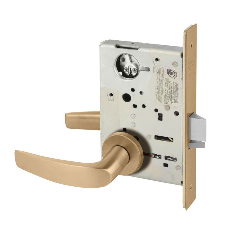 Sargent LC-8204-LNB Storeroom or Closet Mortise Lock, B - Lever, LN