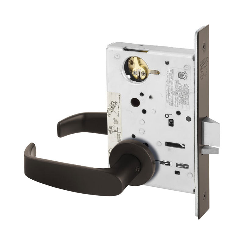 Sargent 8215-LNL Passage or Closet Mortise Lock, L - Lever, LN - Rose,